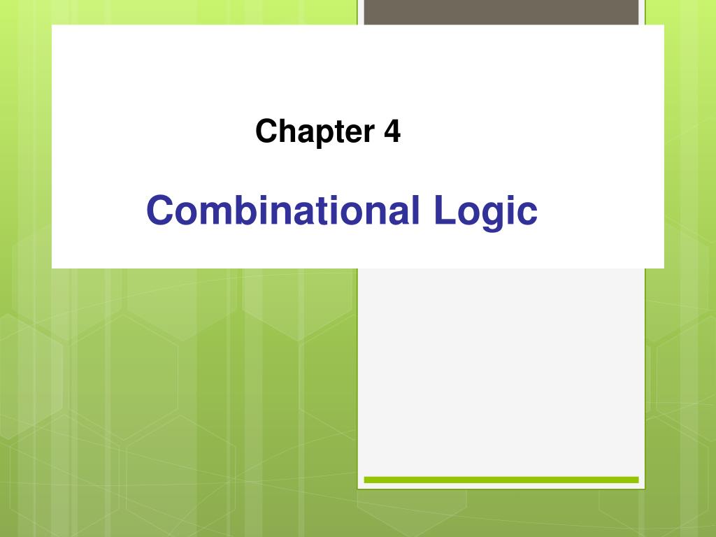 PPT - Combinational Logic PowerPoint Presentation, free download - ID ...