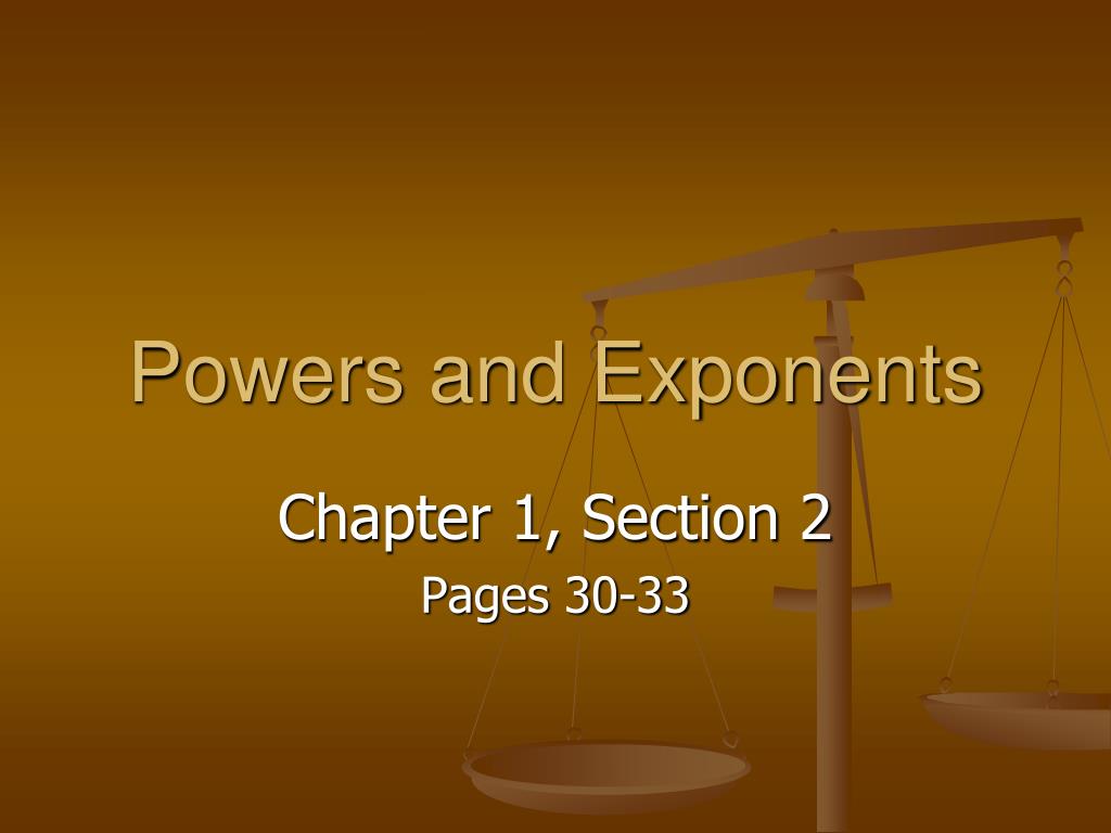 PPT - Powers and Exponents PowerPoint Presentation, free download - ID ...