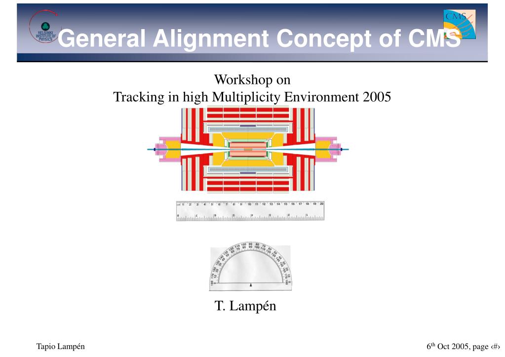 PPT - Workshop on Tracking in High Multiplicity Environment 2005 ...