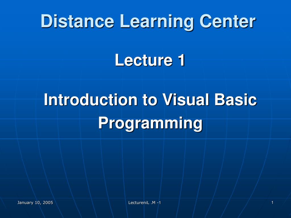 PPT - Distance Learning Center PowerPoint Presentation, free download ...