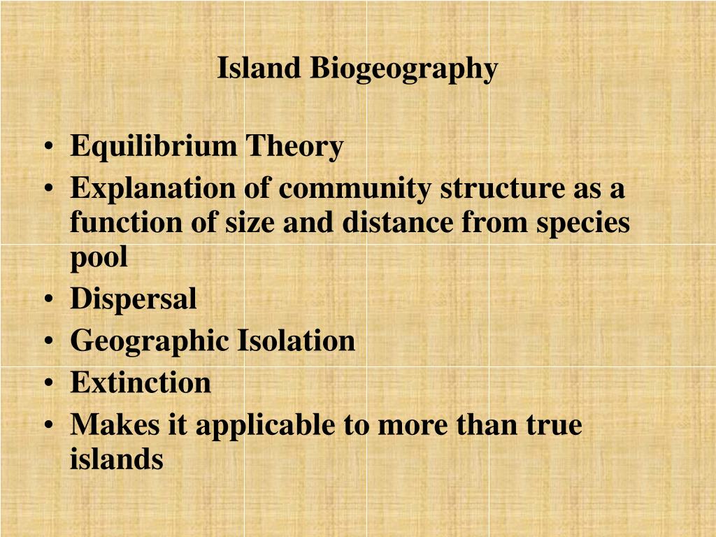 PPT - Island Biogeography PowerPoint Presentation, free download - ID ...