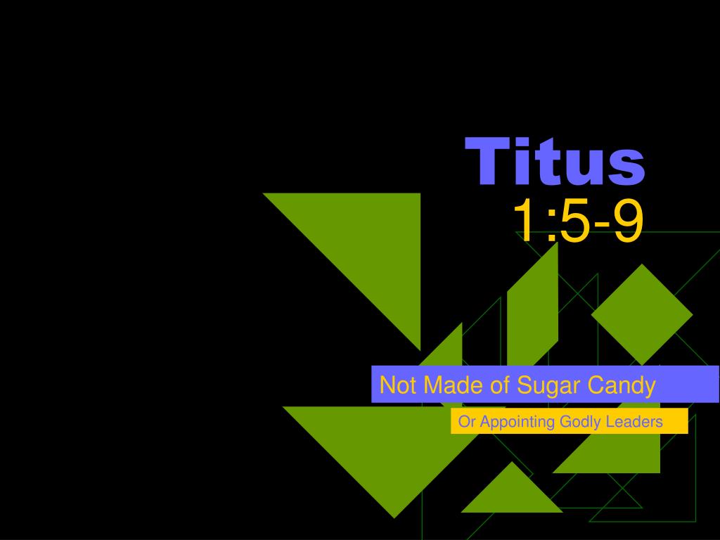 PPT - Titus PowerPoint Presentation, free download - ID:146806