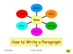 PPT - How to write a paragraph PowerPoint Presentation, free download ...