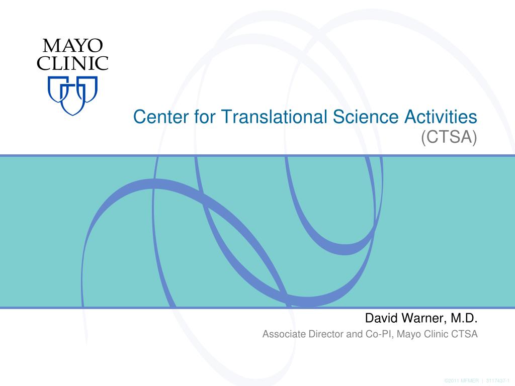 PPT - Center for Translational Science Activities (CTSA) PowerPoint ...