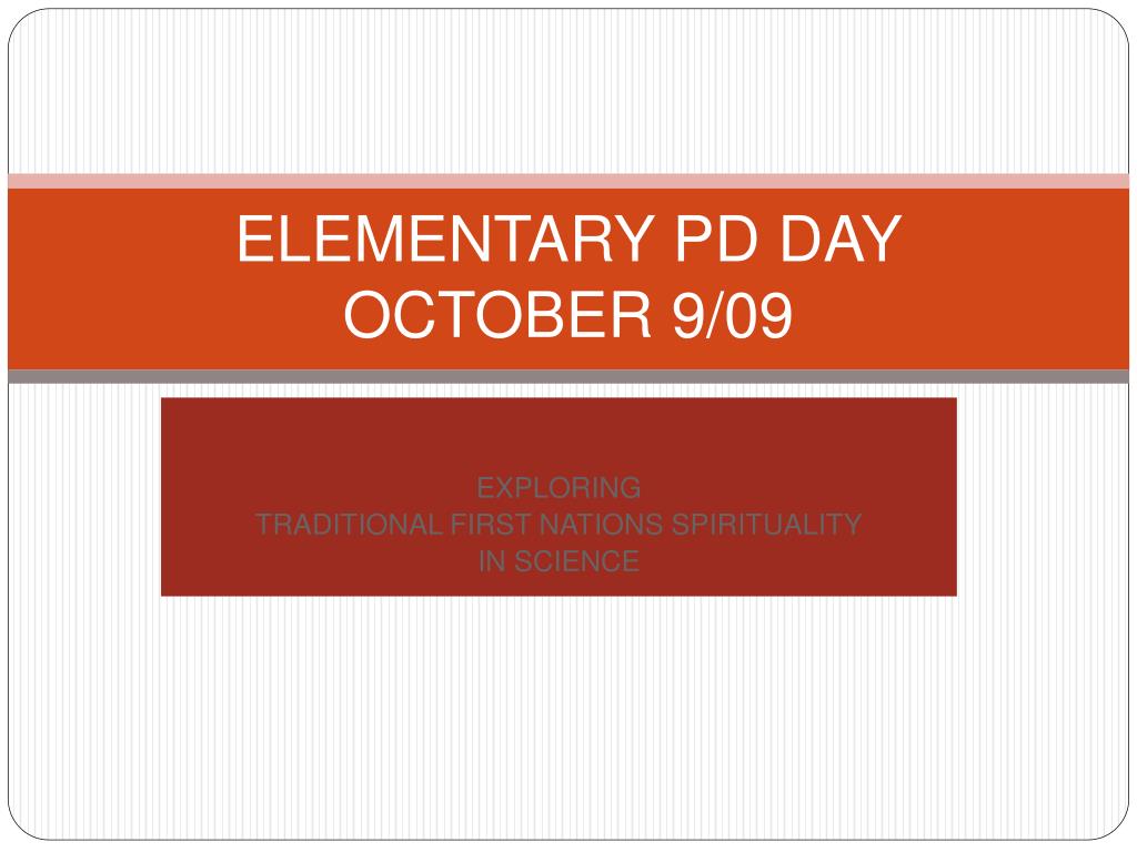 PPT - ELEMENTARY PD DAY OCTOBER 9/09 PowerPoint Presentation, free ...