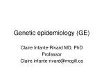PPT - GENETIC EPIDEMIOLOGY PowerPoint Presentation, free download - ID ...