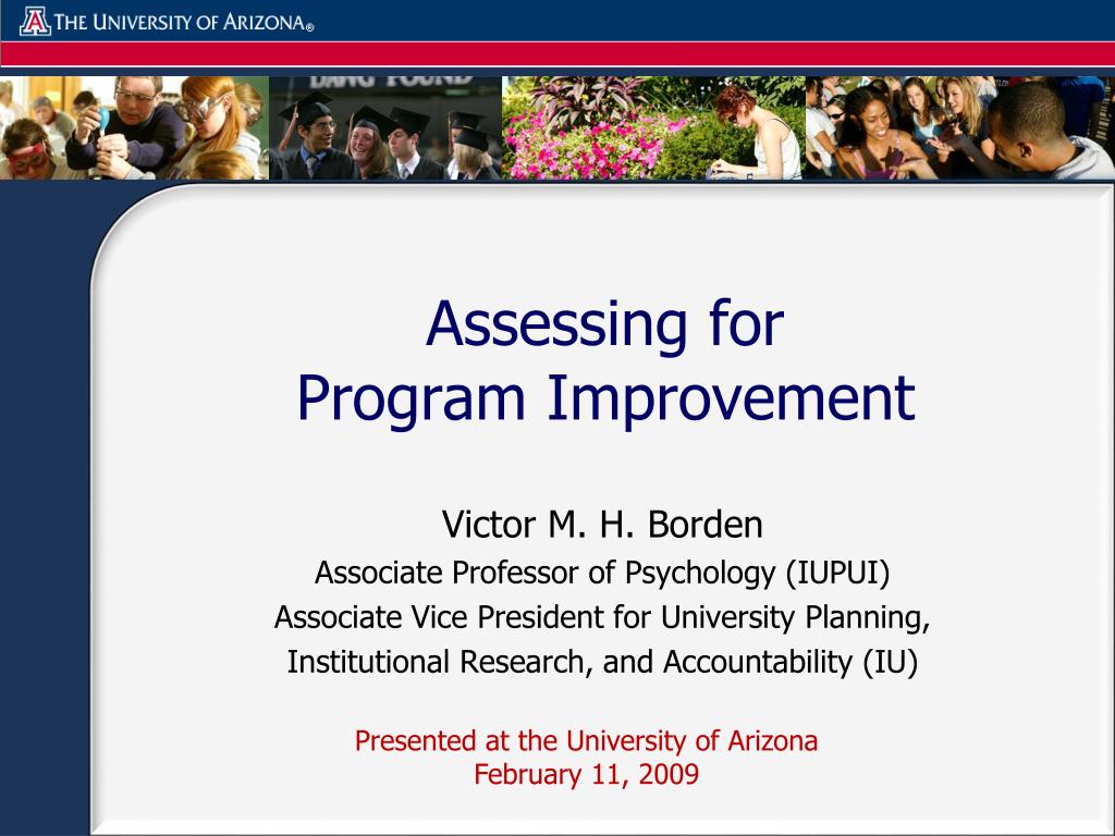 PPT - Assessing for Program Improvement PowerPoint Presentation, free ...