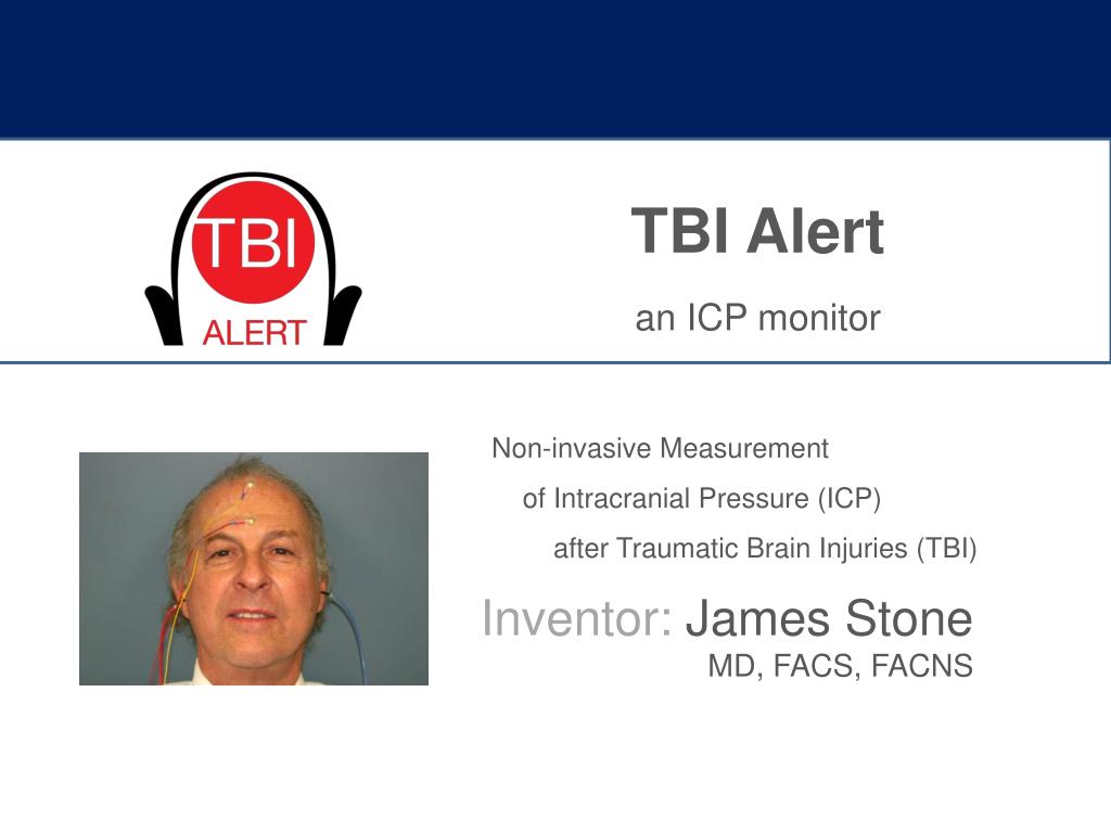 PPT - Non-Invasive ICP Monitoring System for Traumatic Brain Injury ...