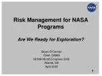 PPT - NASA s Risk Management System PowerPoint Presentation, free ...
