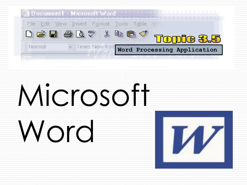 PPT - Microsoft Word PowerPoint Presentation, free download - ID:1477420