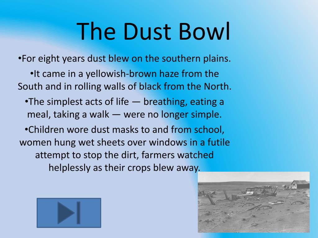 PPT - The Dust Bowl: America's Great Depression Disaster PowerPoint ...