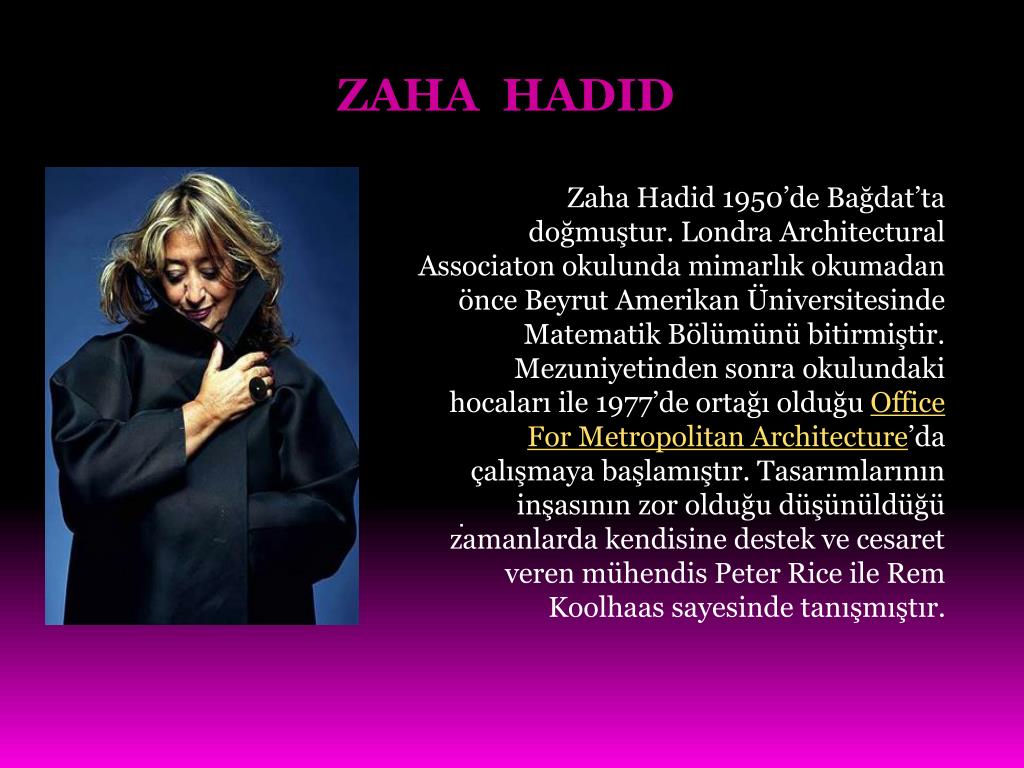 PPT - ZAHA HADID PowerPoint Presentation, free download - ID:1478416