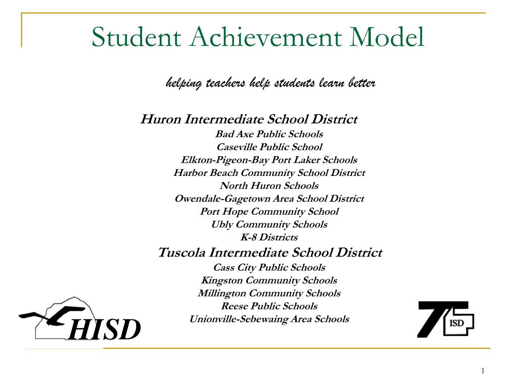 PPT - Student Achievement Model PowerPoint Presentation, free download ...