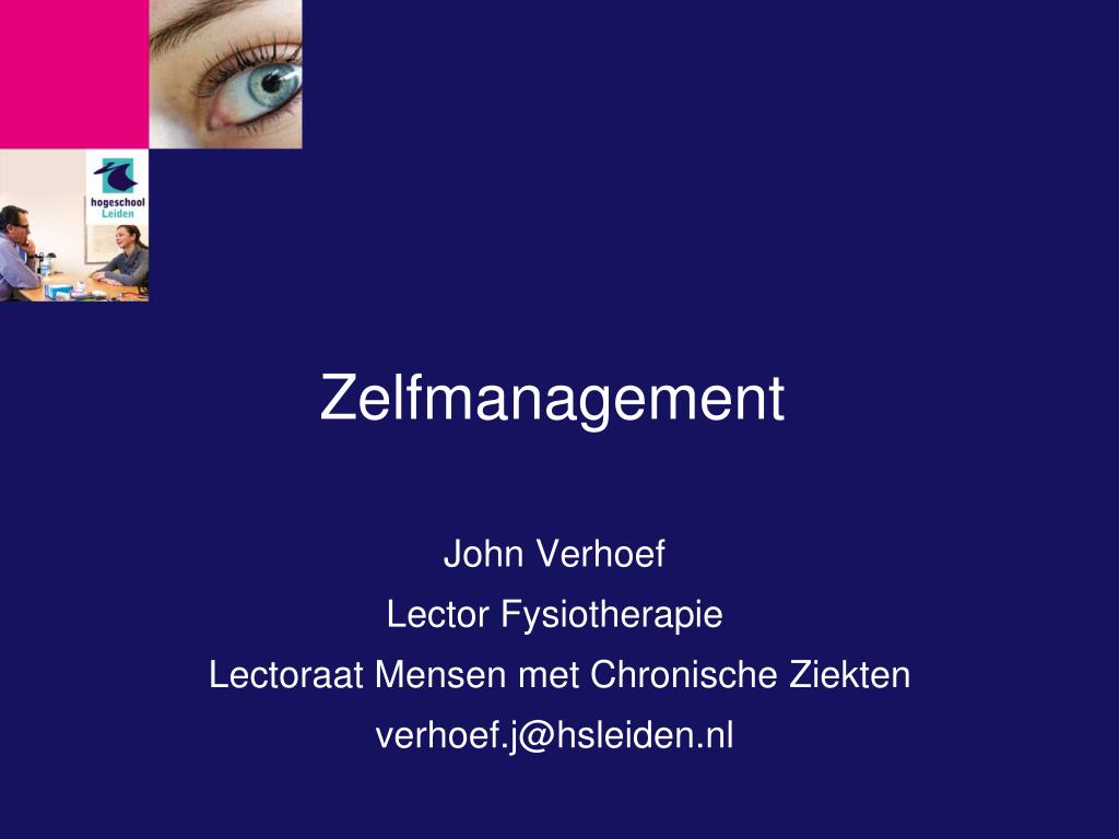 PPT - Zelfmanagement PowerPoint Presentation, free download - ID:1480069