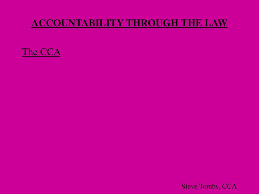 PPT - Enhancing Accountability Through Law: Advocacy for Workplace ...
