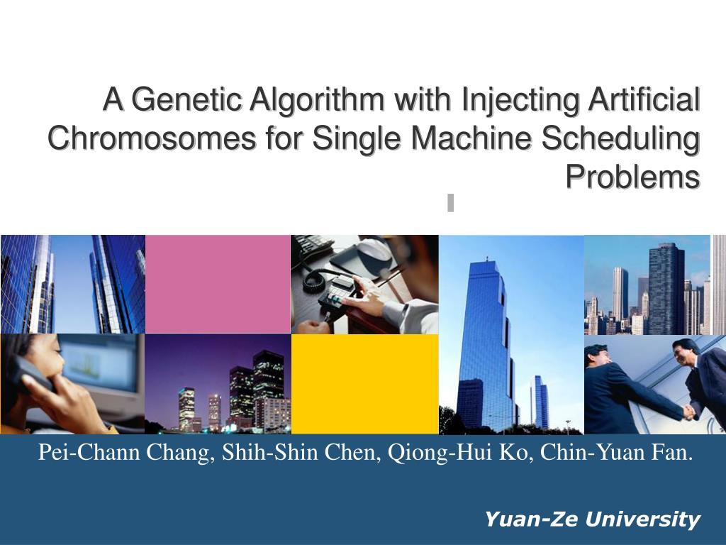 PPT - A Genetic Algorithm with Injecting Artificial Chromosomes for Single Machine Scheduling ...
