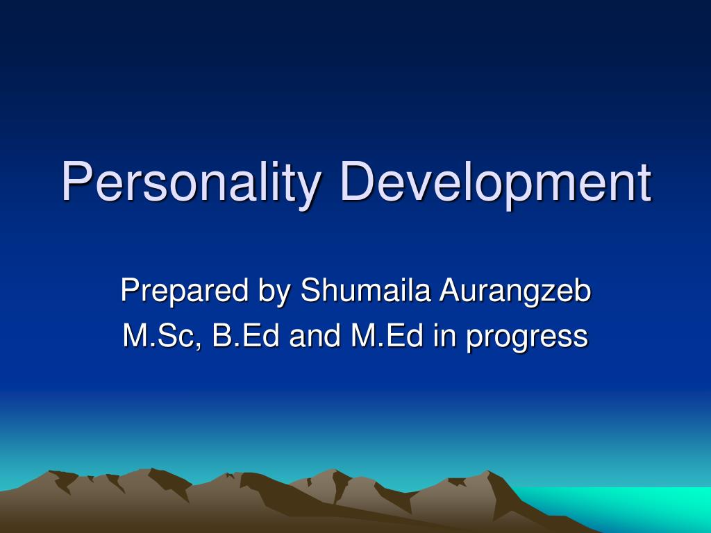 PPT - Personality Development PowerPoint Presentation, free download ...