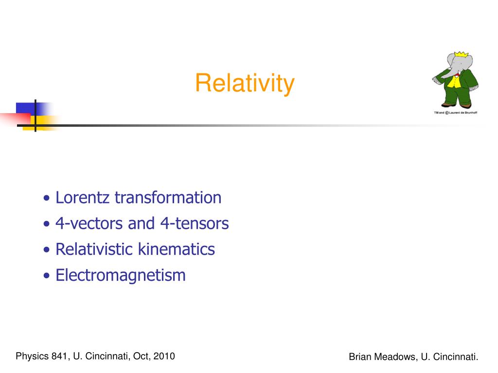 PPT - Relativity PowerPoint Presentation, free download - ID:1486028