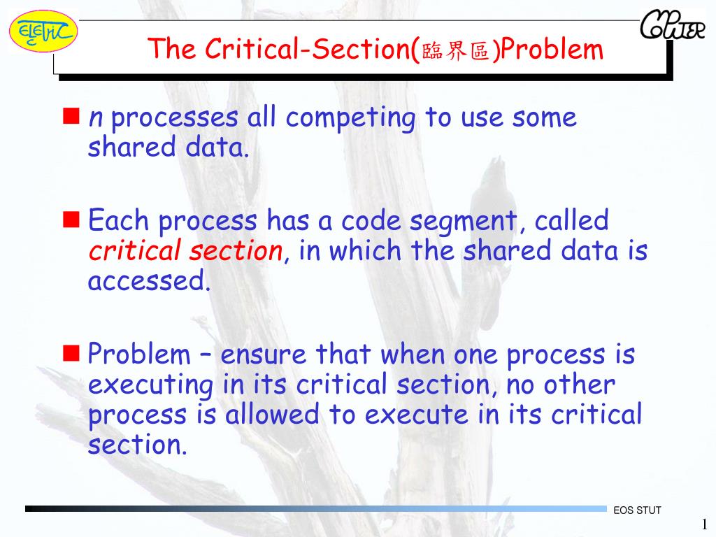 PPT - Efficient Critical Section Problem Solutions PowerPoint ...