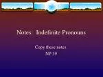 PPT - Indefinite Pronouns PowerPoint Presentation, free download - ID ...