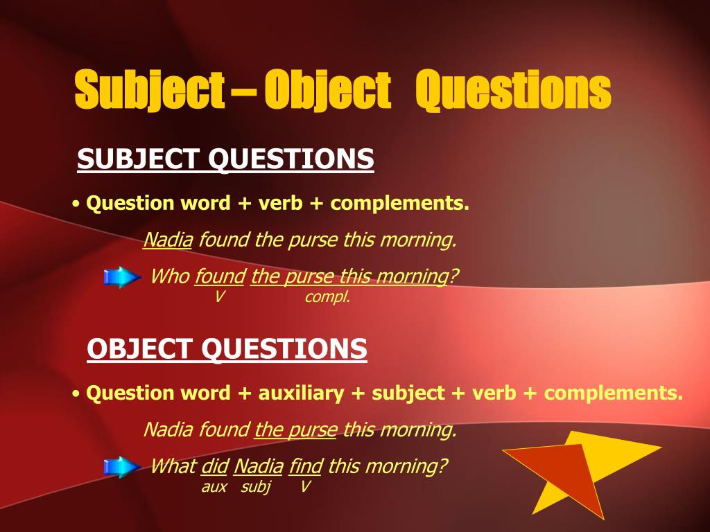 PPT - Unlocking Subject and Object Questions PowerPoint Presentation ...