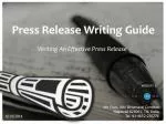 PPT - How to Write a Business Press Release PowerPoint Presentation, free download - ID:10591485