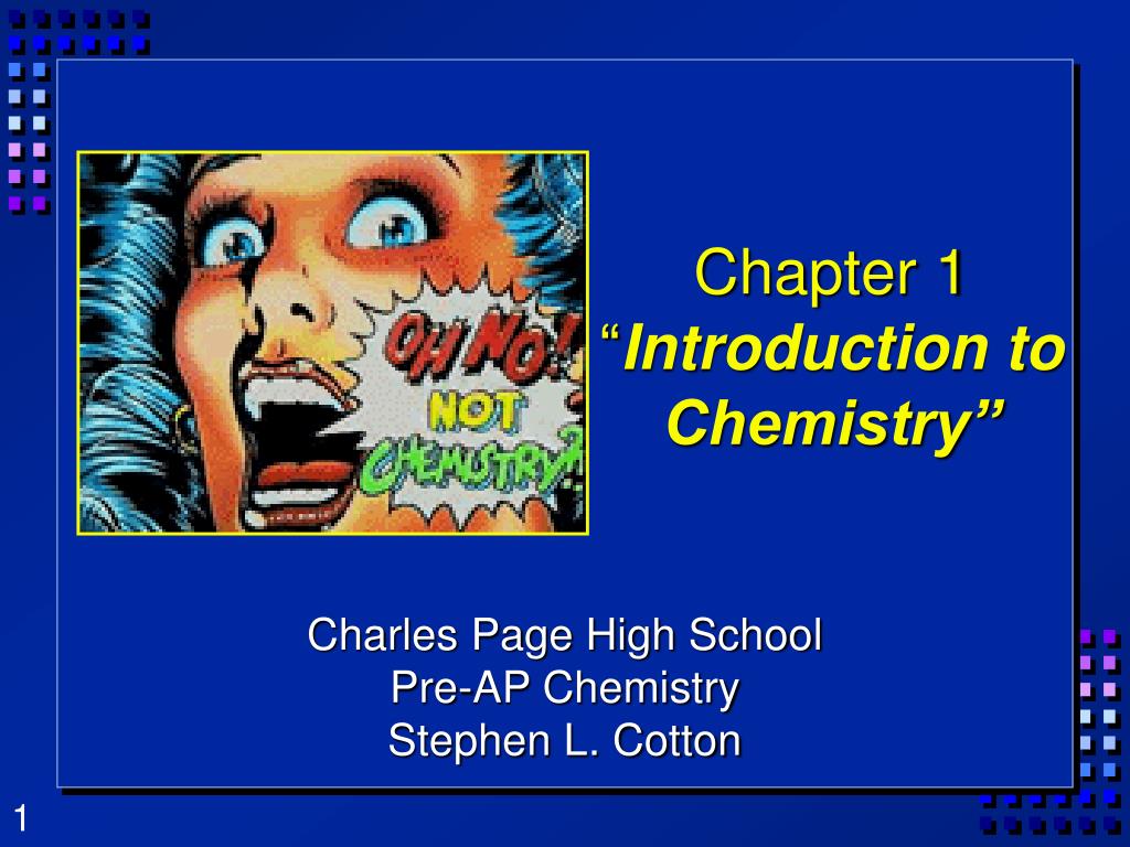 PPT - Chapter 1 “ Introduction to Chemistry” PowerPoint Presentation ...