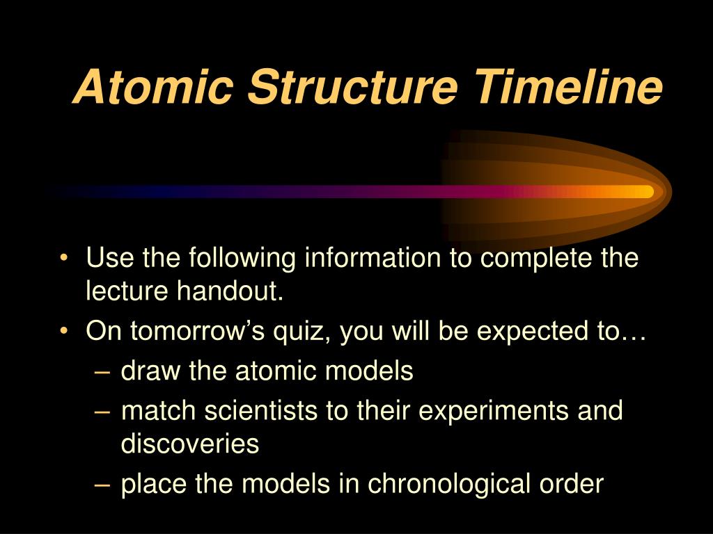 PPT - Atomic Structure Timeline PowerPoint Presentation, free download ...
