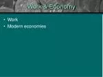 PPT - The Economy and Work PowerPoint Presentation, free download - ID ...