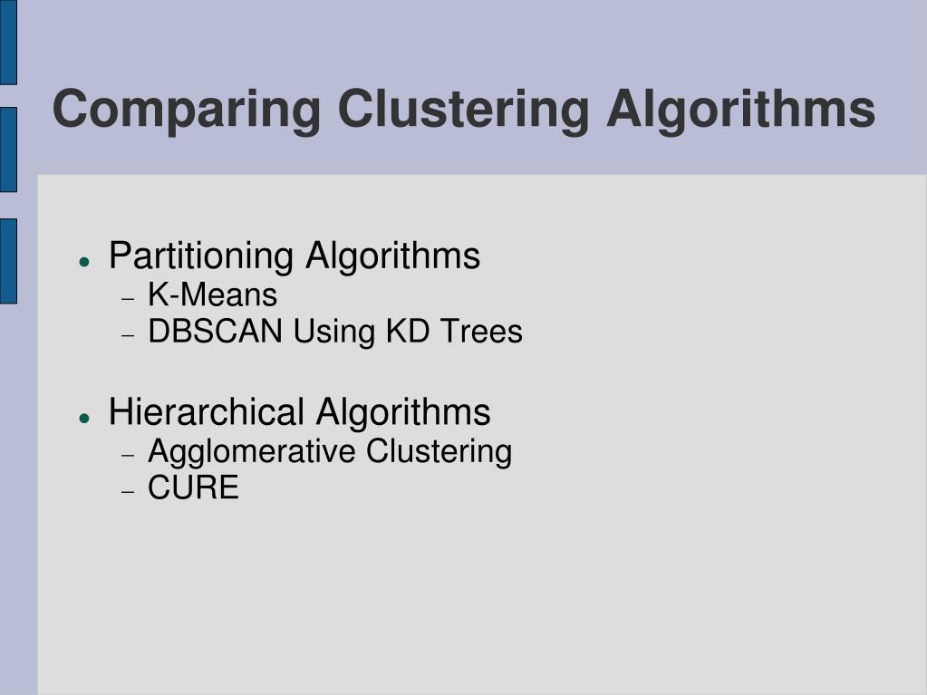 Ppt Comparing Clustering Algorithms Powerpoint Presentation Free 3894