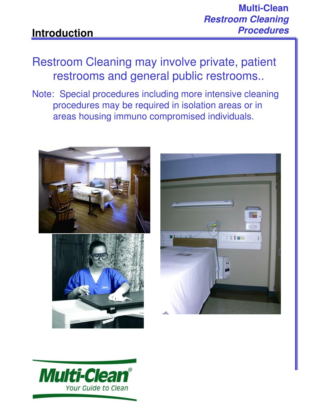 PPT - Multi-Clean Restroom Cleaning Procedures PowerPoint Presentation ...