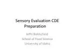 PPT - Sensory Evaluation of Food: PowerPoint Presentation, free ...