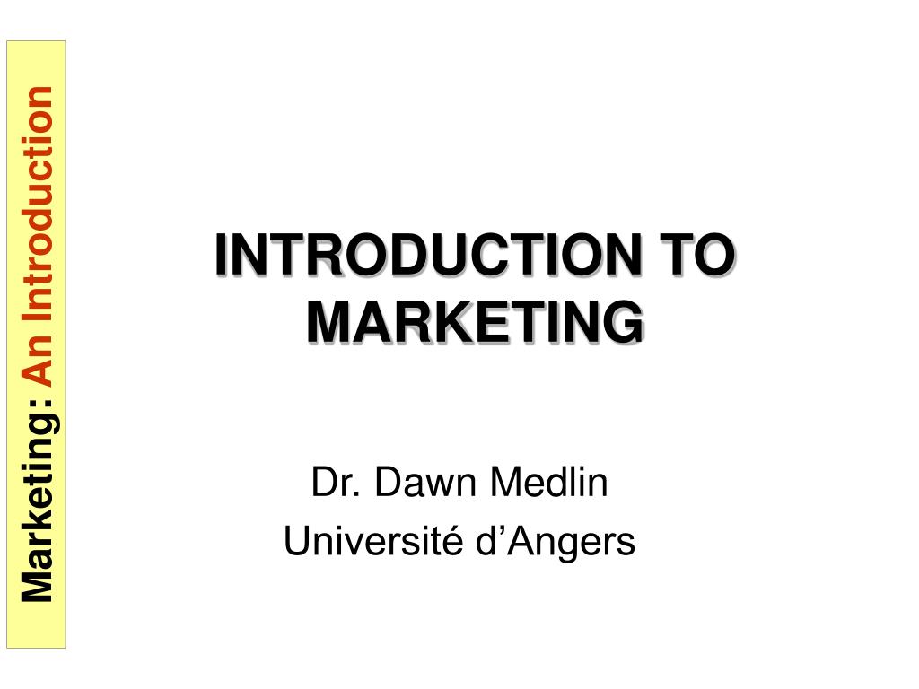 PPT - INTRODUCTION TO MARKETING PowerPoint Presentation, free download ...