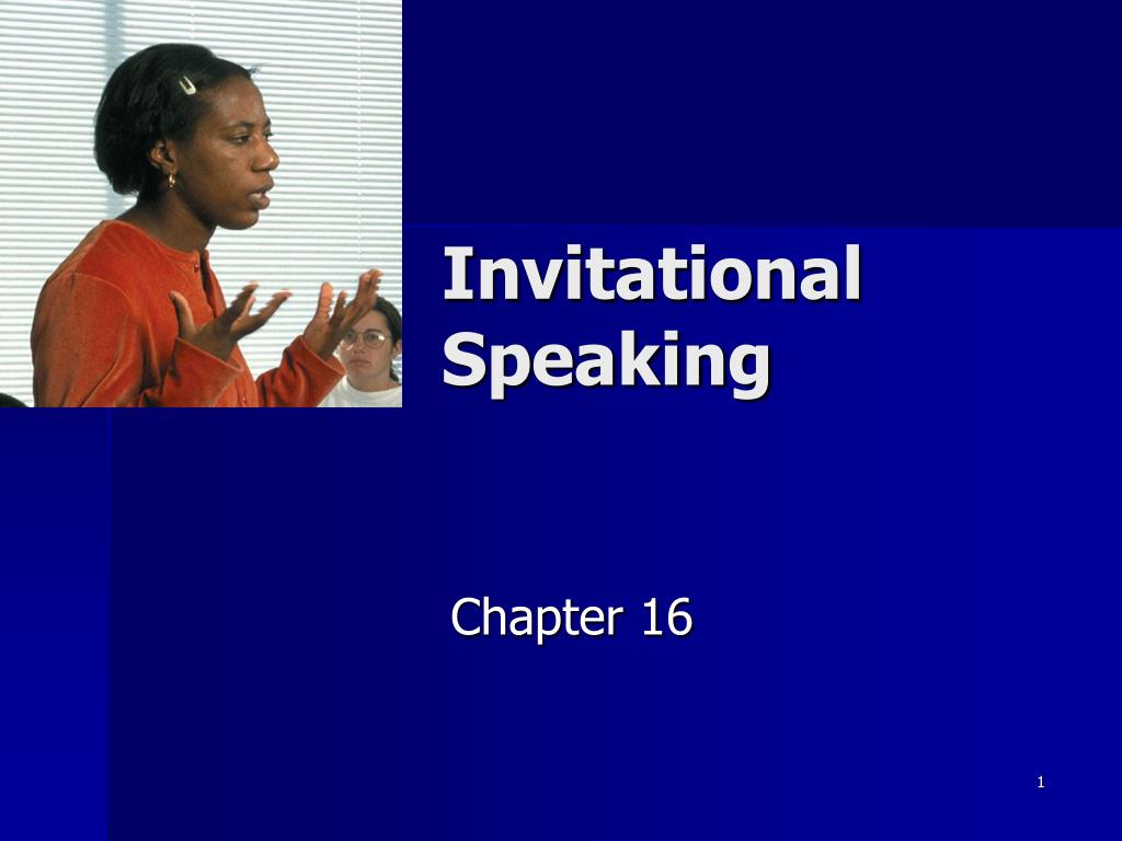 PPT - Invitational Speaking PowerPoint Presentation, free download - ID ...