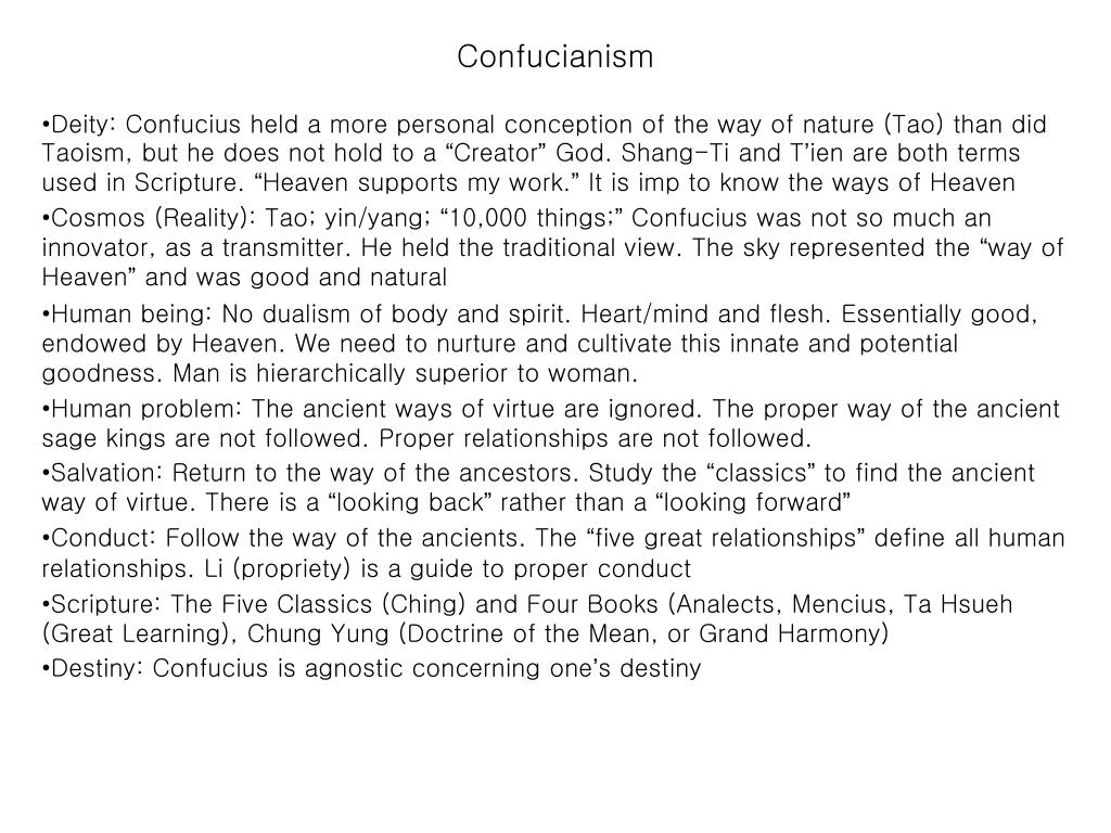 PPT - Confucianism PowerPoint Presentation, free download - ID:155002