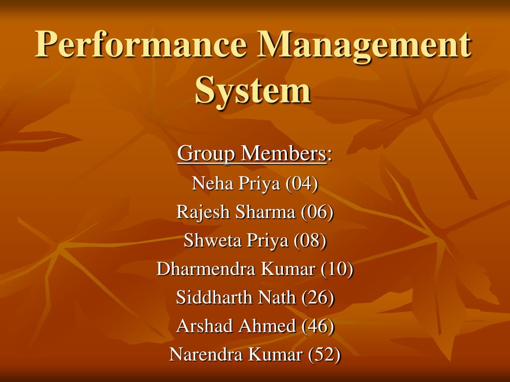 PPT - Performance Management System PowerPoint Presentation, free ...