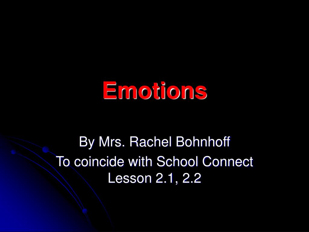 PPT - Emotions PowerPoint Presentation, free download - ID:155271