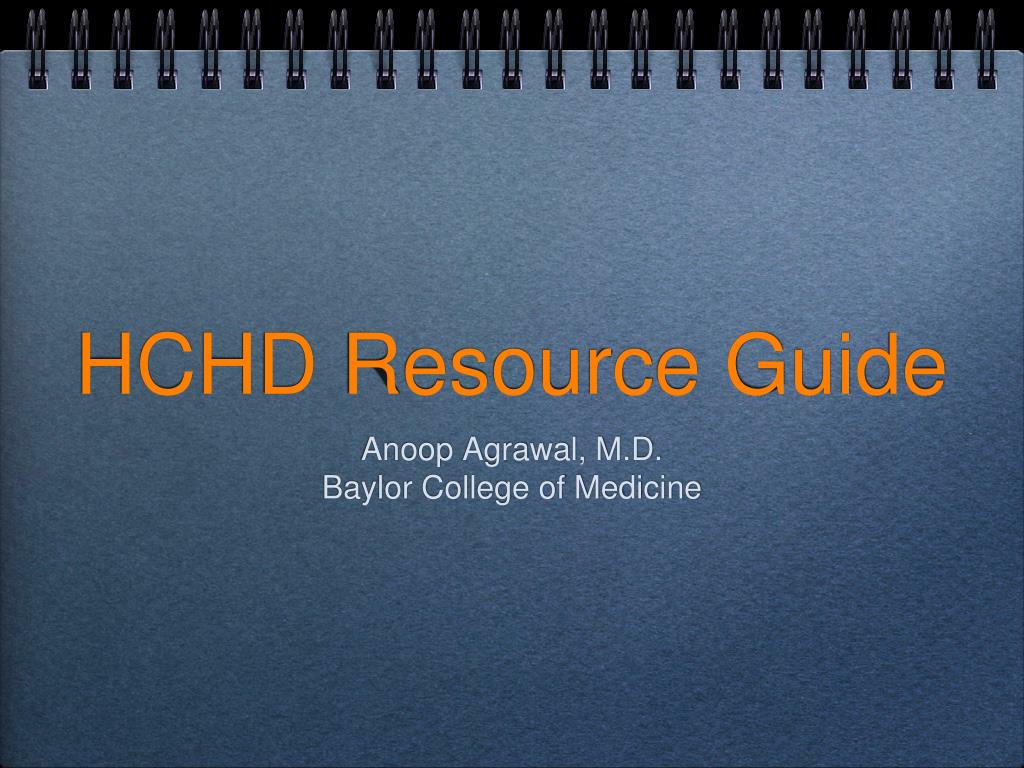 PPT - HCHD Resource Guide PowerPoint Presentation, free download - ID ...