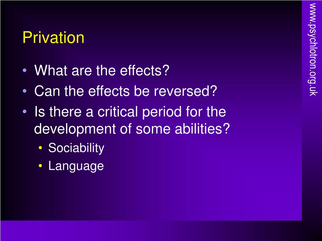 PPT - Privation PowerPoint Presentation, free download - ID:156393