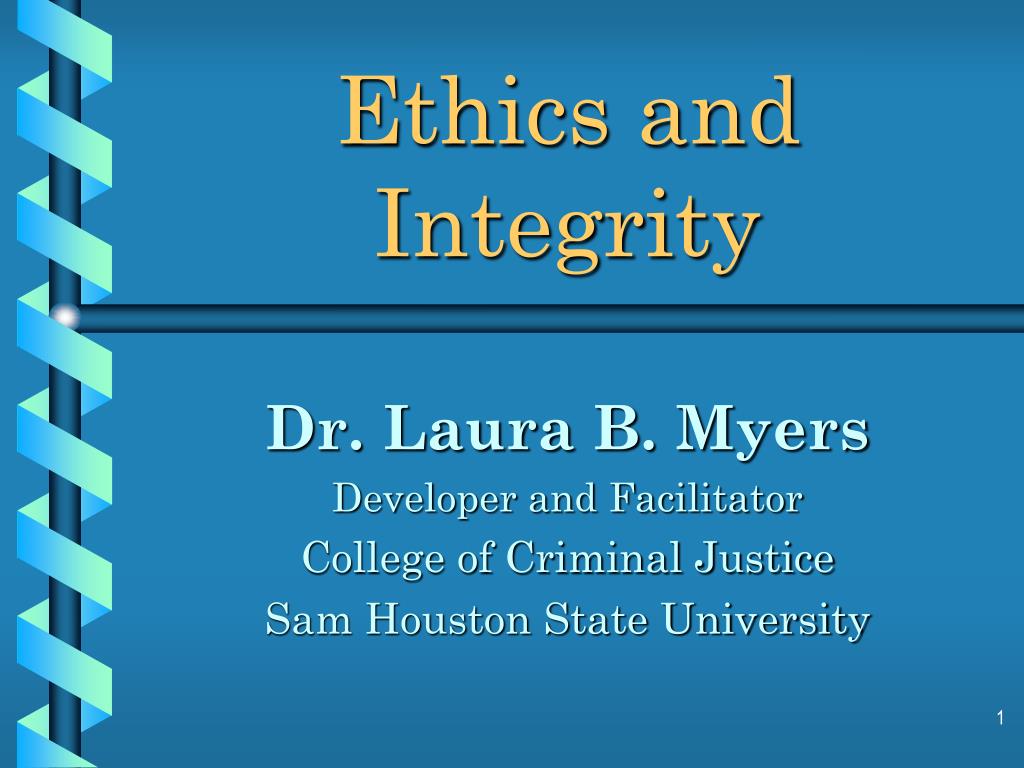 PPT - Ethics and Integrity PowerPoint Presentation, free download - ID ...