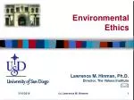 PPT - ENVIRONMENTAL ETHICS PowerPoint Presentation, free download - ID ...