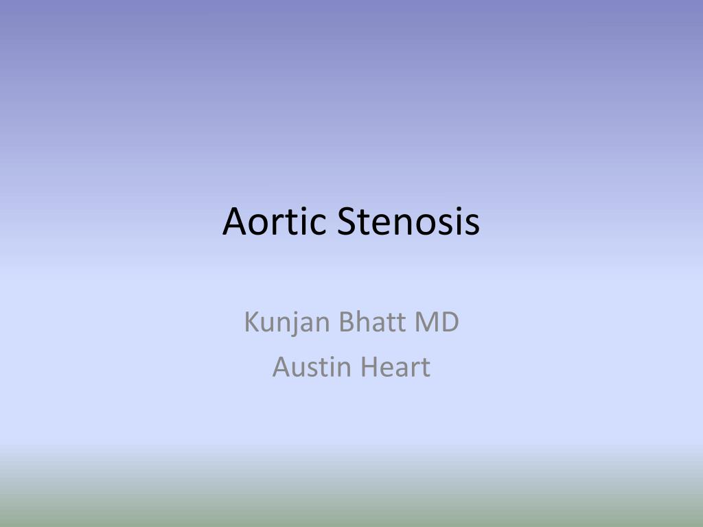 PPT - Aortic Stenosis PowerPoint Presentation, free download - ID:157153