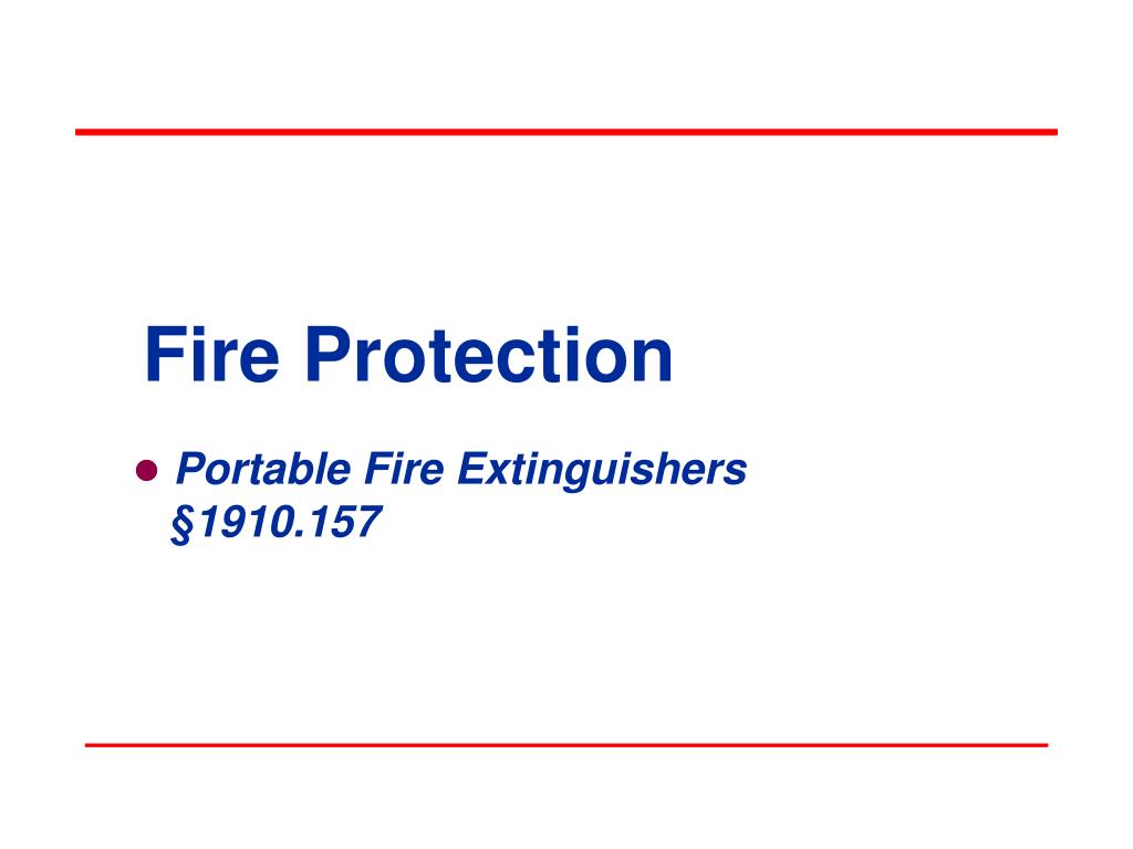 PPT - Fire Protection PowerPoint Presentation, free download - ID:158061