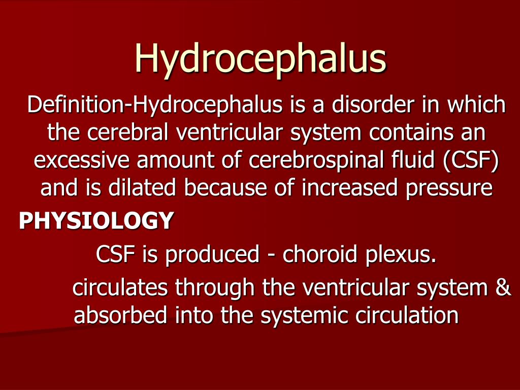 PPT - Hydrocephalus PowerPoint Presentation, free download - ID:159258