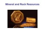 PPT - Mineral and Rock Identification PowerPoint Presentation, free ...