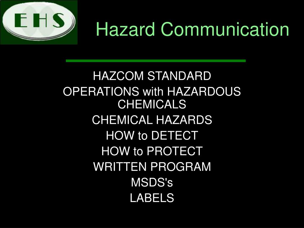 PPT - Hazard Communication PowerPoint Presentation, free download - ID ...