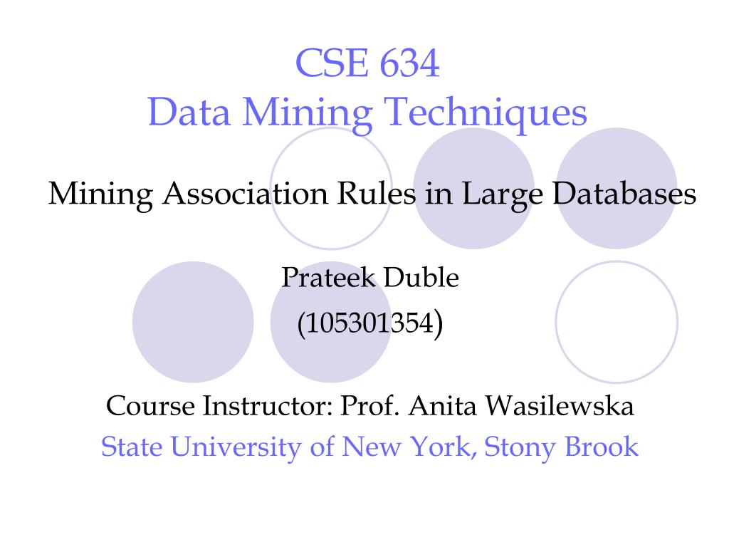 PPT - CSE 634 Data Mining Techniques PowerPoint Presentation, free ...