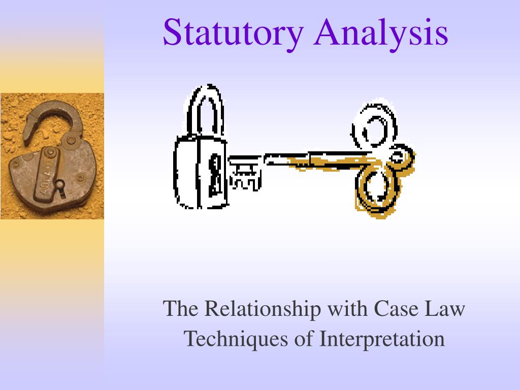 PPT - Statutory Analysis PowerPoint Presentation, free download - ID:161191
