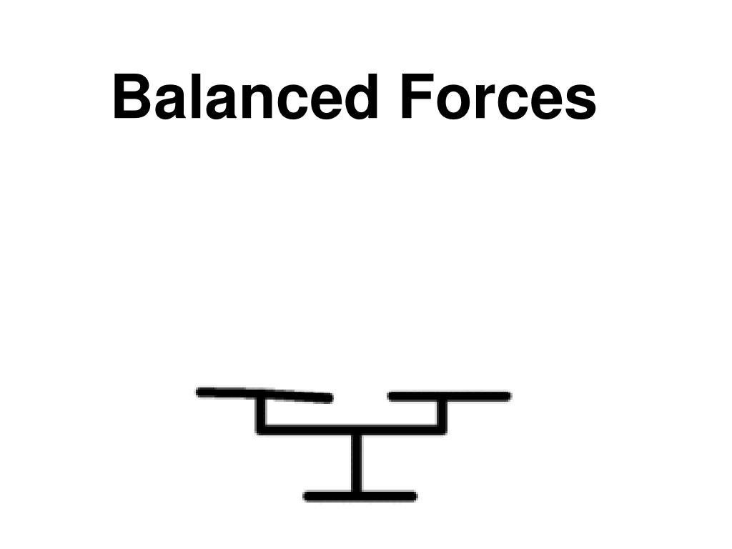PPT - Balanced Forces PowerPoint Presentation, free download - ID:161270