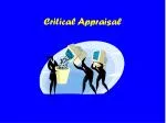 PPT - Critical Appraisal PowerPoint Presentation, free download - ID ...